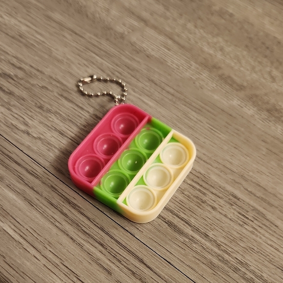 Toys | Colorful Pop It Keychain | Poshmark